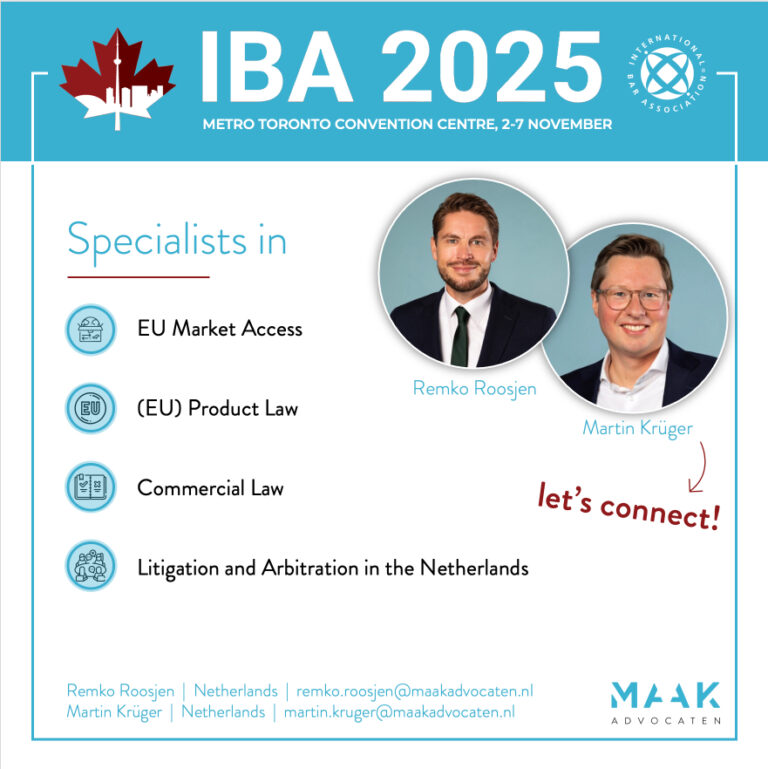 MAAK Advocaten op IBA Toronto 2025: partner voor internationale ...